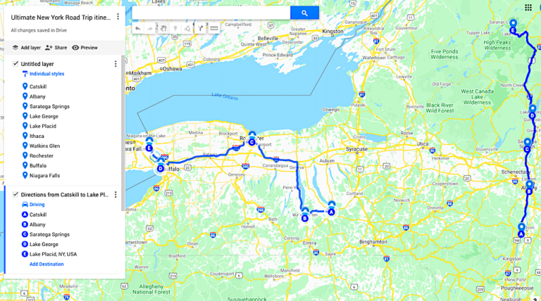 Ultimate New York Road Trip Itinerary with 10 Great Stops!