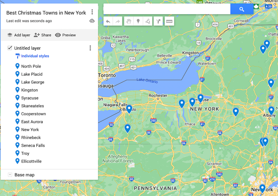 15 Amazing, Best Christmas Towns in New York with a Free Map